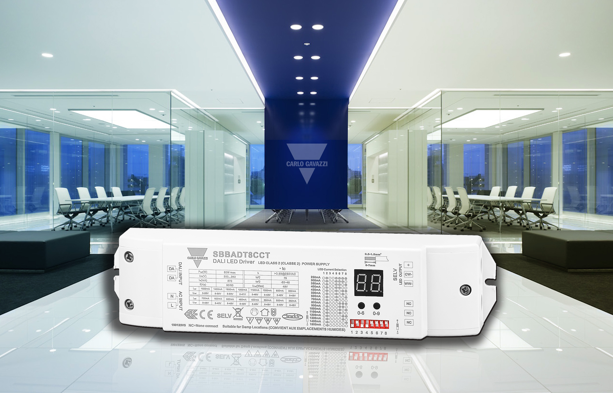 SBBADT8CCT DALI BALLAST FOR STANDARD AND TUNABLE WHITE LEDS - BSEE