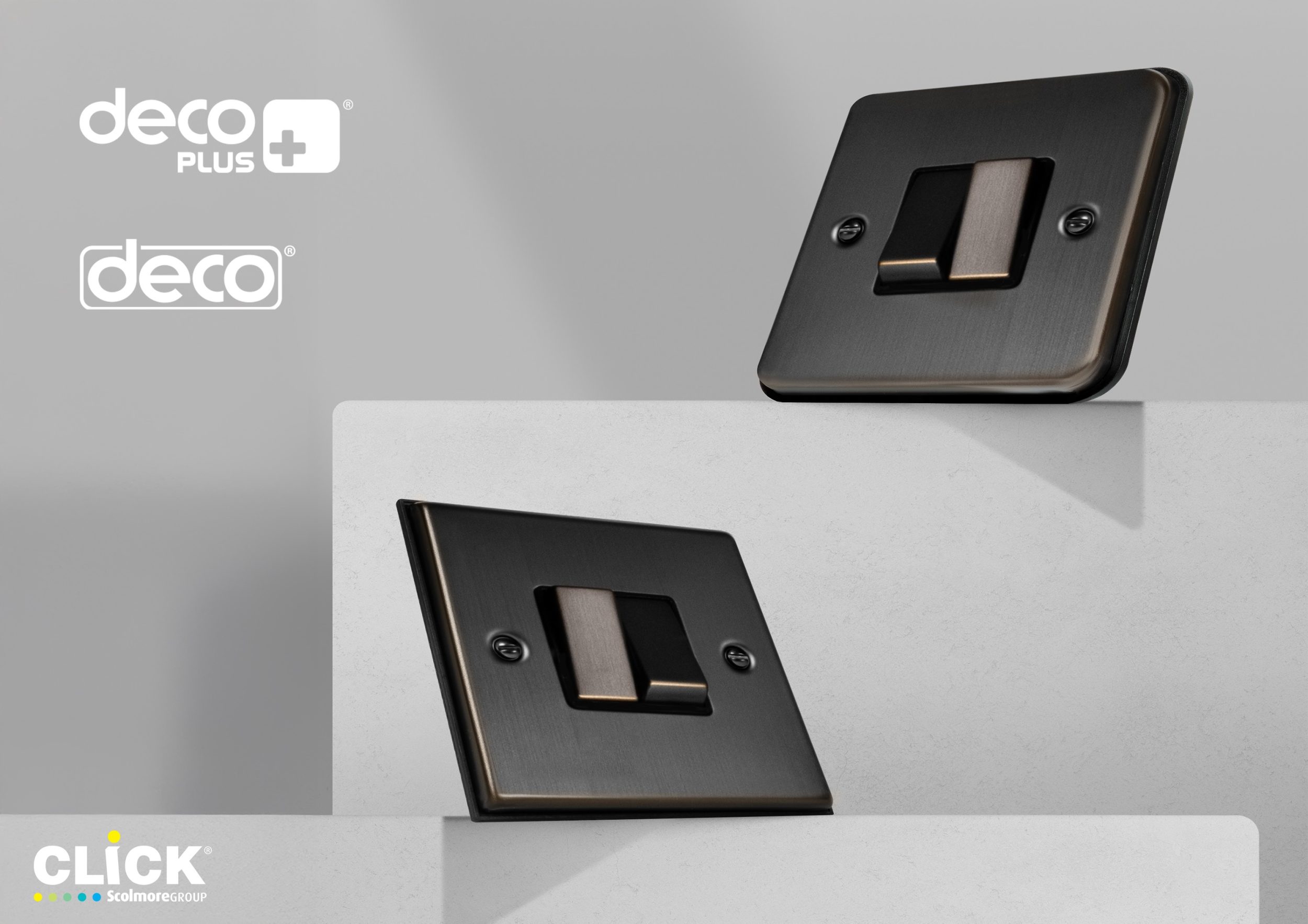 Click Scolmore adds Matt Bronze Finish to its Deco Plus and Deco Ranges ...