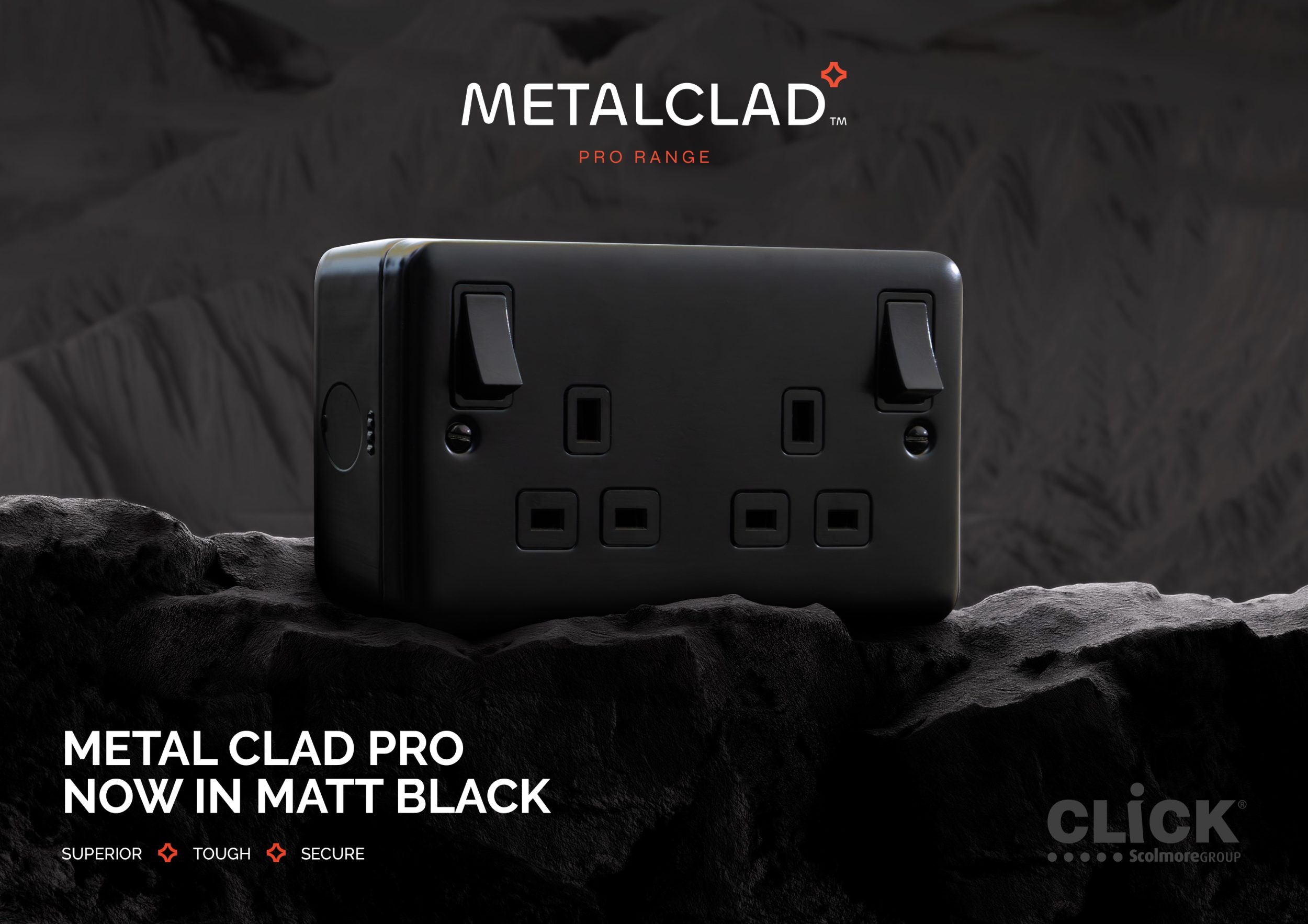 Click Scolmore Unveils New Matt Black Finish for Metal Clad Pro - BSEE
