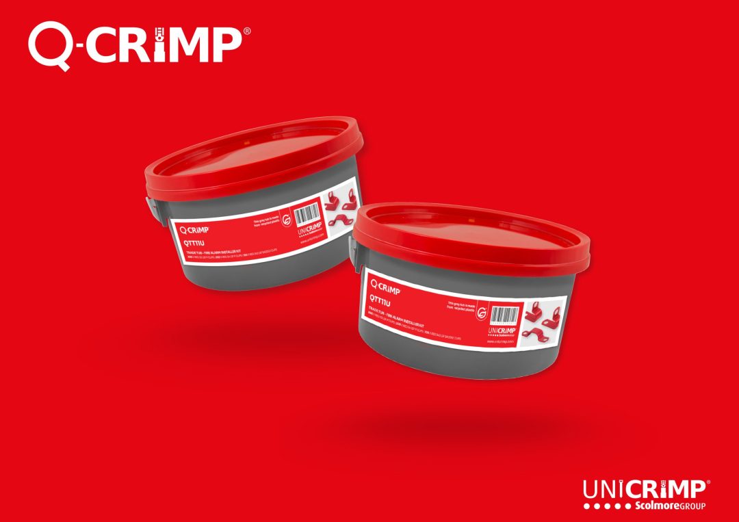 New fire alarm installation kit trade tub from Unicrimp - BSEE