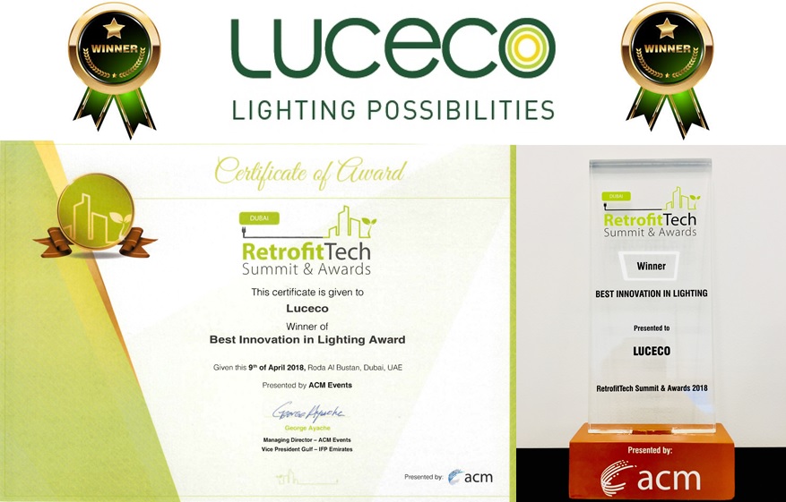 Luceco wins Best Innovation in Lighting at RetrofitTech Dubai Summit ...
