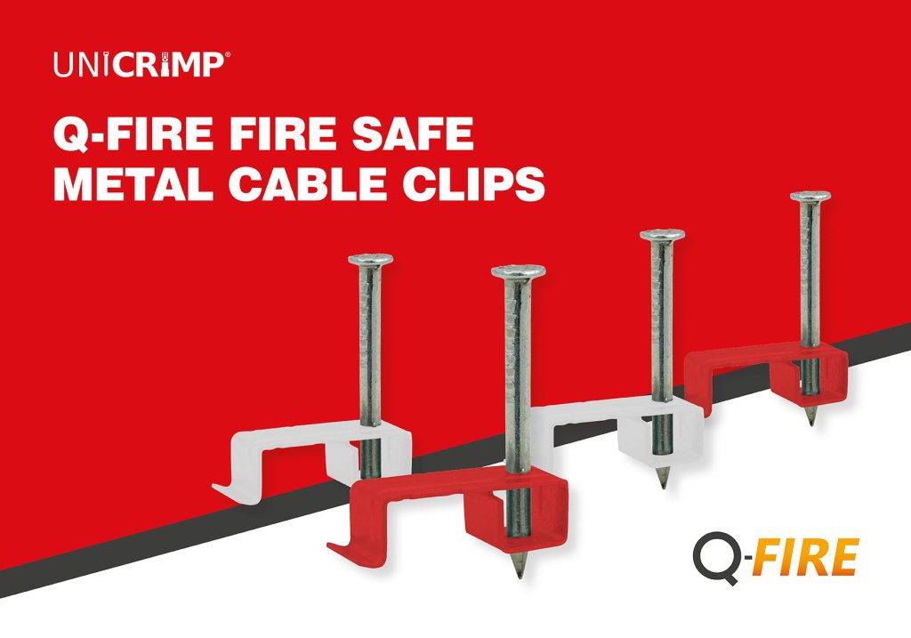 Unicrimp introduces red and white fire-safe metal cable clips - BSEE