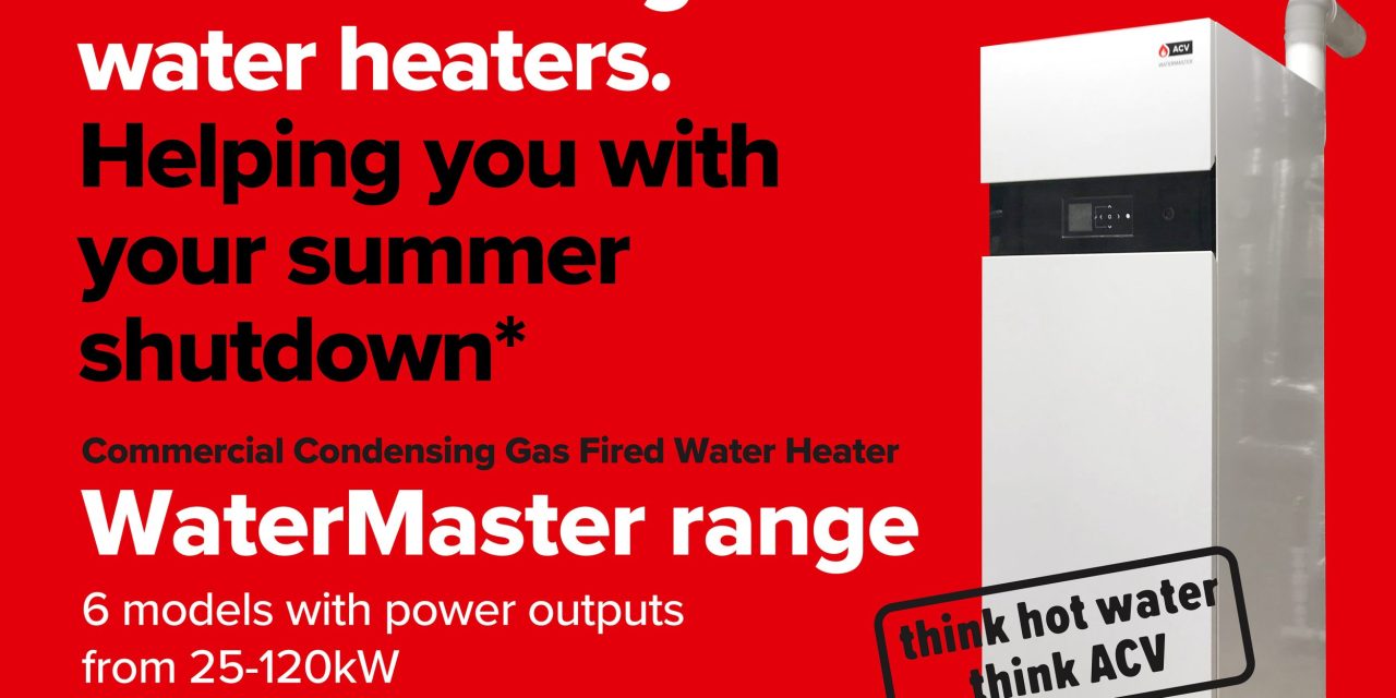 ACV UK announces free commissioning promotion on all WaterMaster Evo ...